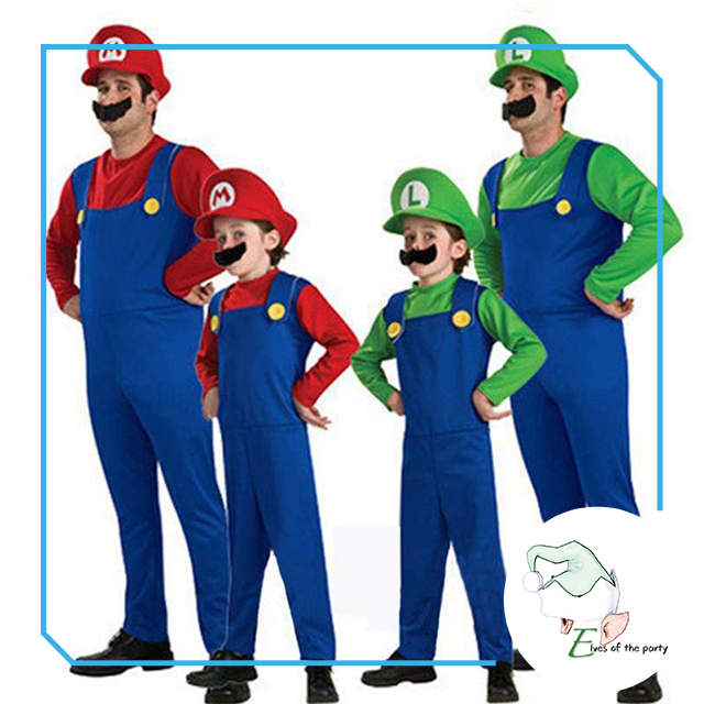 Nintendo Super Mario Brothers Mario & Luigi Costume – Elves of the Party