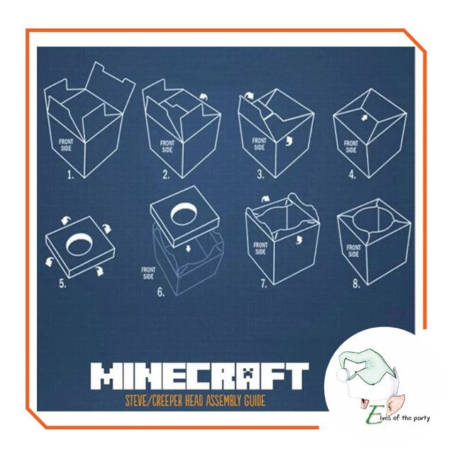 Minecraft Cardboard Head Box – Elves of the Party